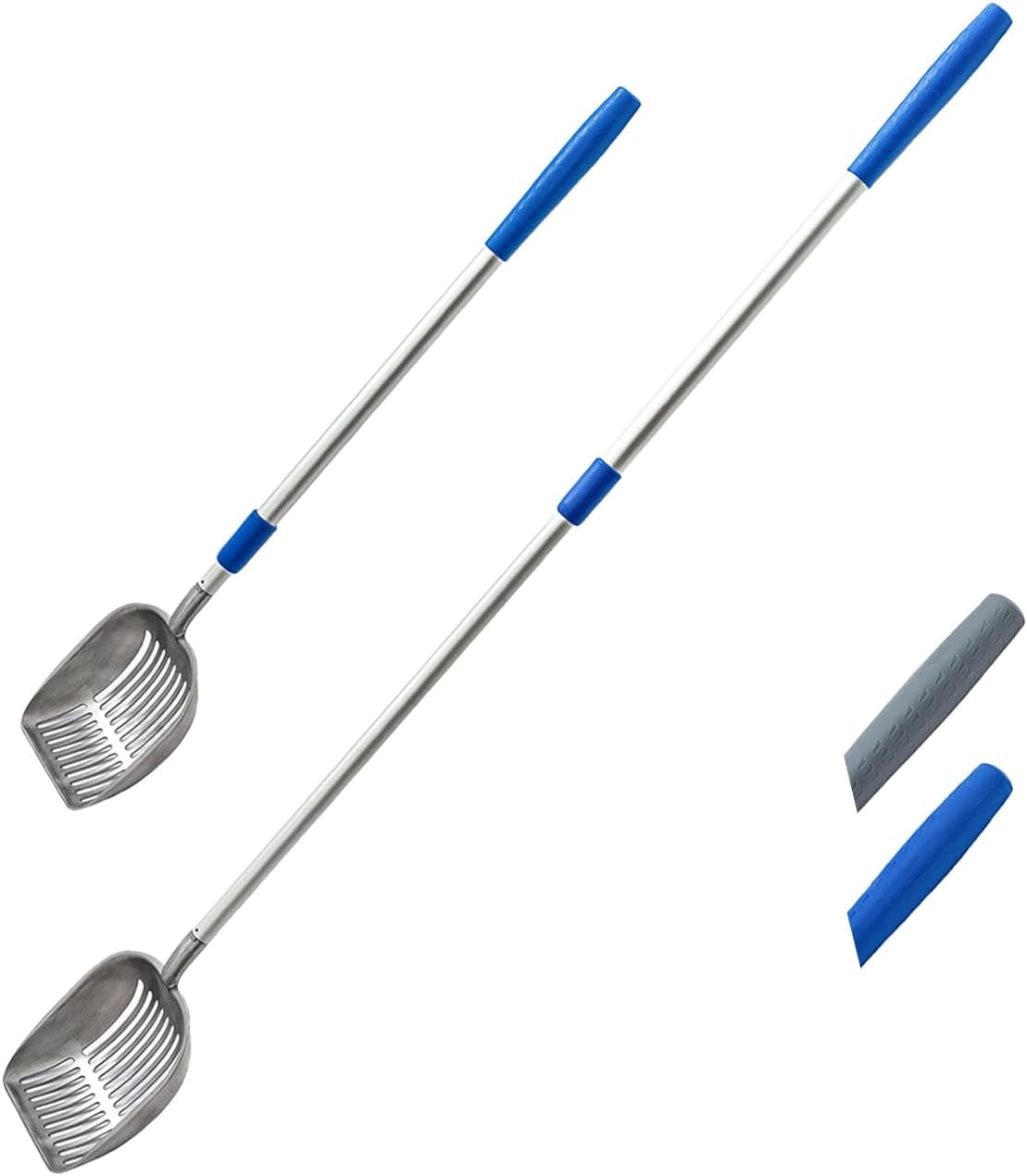 Extendable Litter Scoop, Extra Long Handle, Simple Adjustable to ...