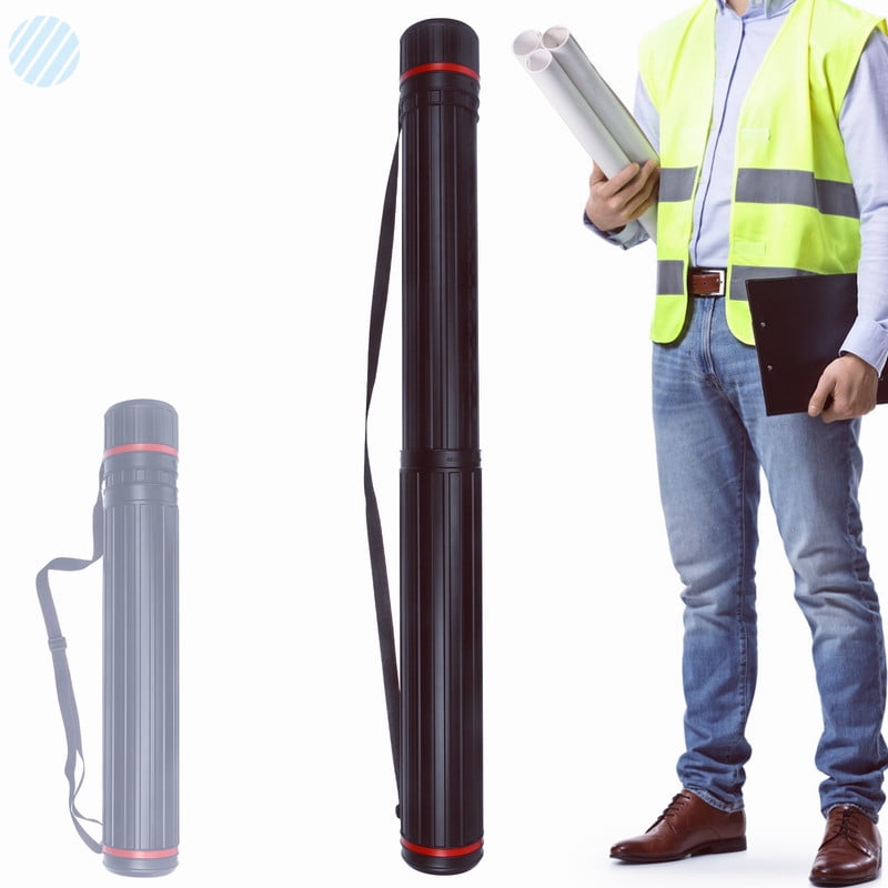 Extendable Poster Tube 30"-53" Telescoping Design with Strap - Art ...