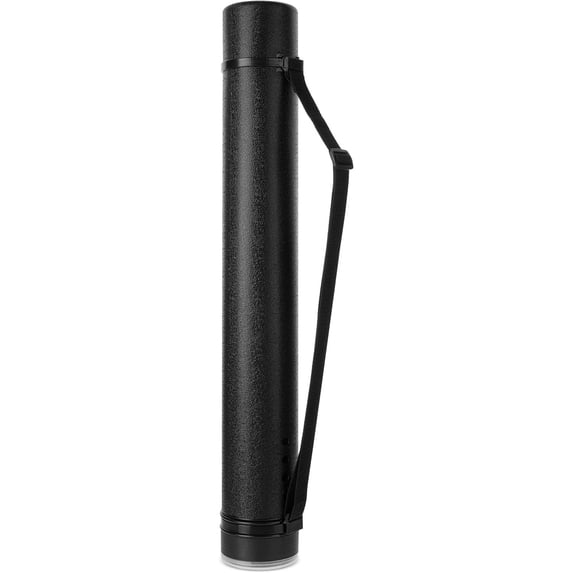 Extendable Poster Tube Expand from 24.5” to 40”, Adjustable Black ...
