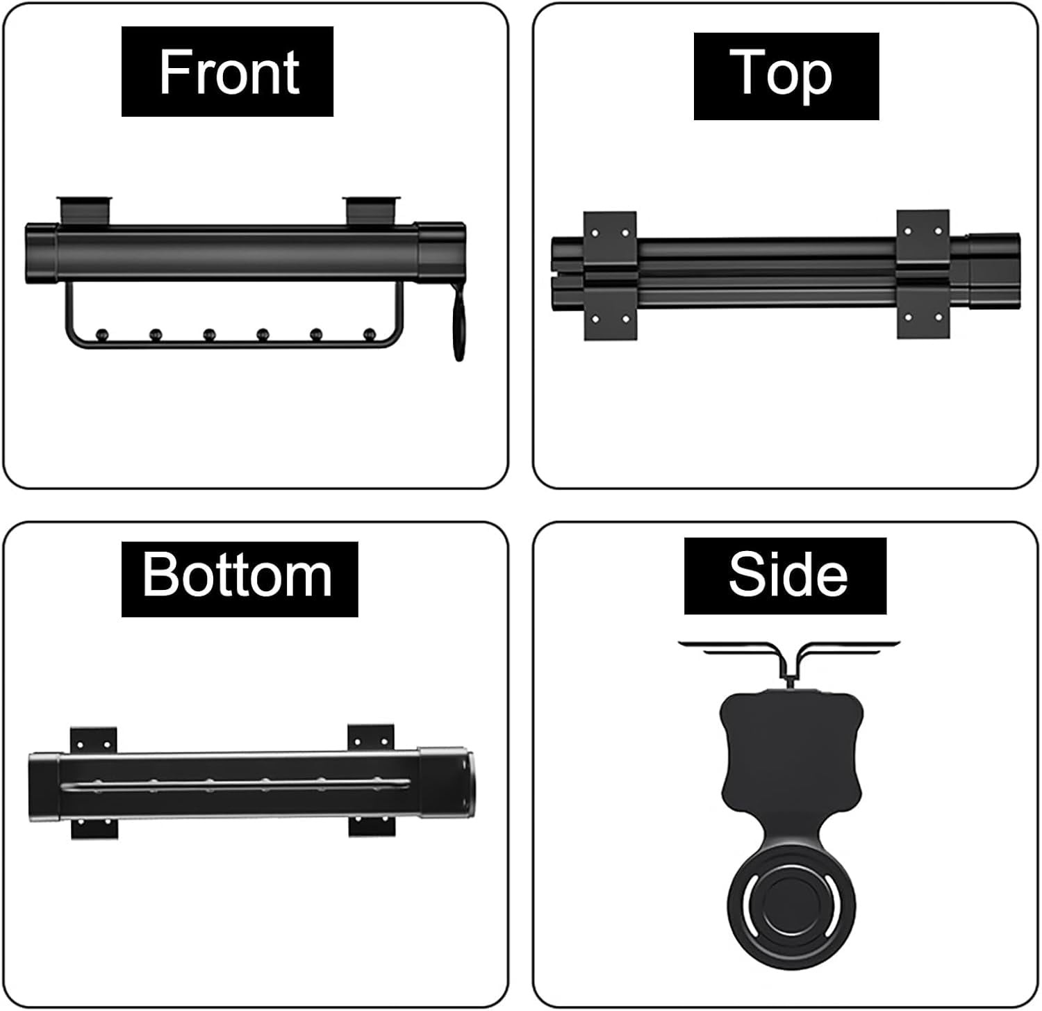 Extendable Pull Out Closet Rod, Sliding Wardrobe Closet Rod, Multi ...