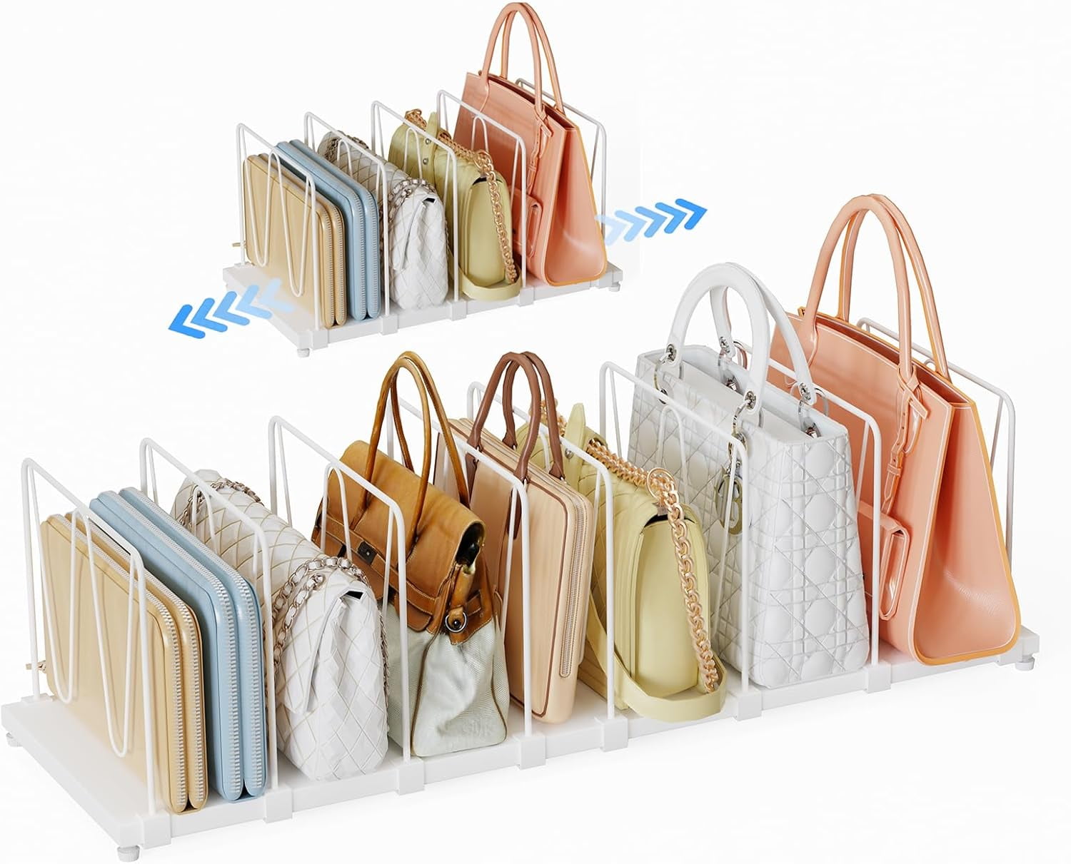 Extendable Purse Organizers Purse Storage. Length 16-28 in. Bag ...