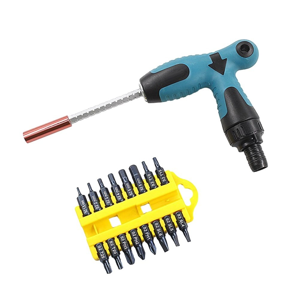 Extendable Ratchet Screwdriver Security Bit Set Magnetic Screwdriver ...