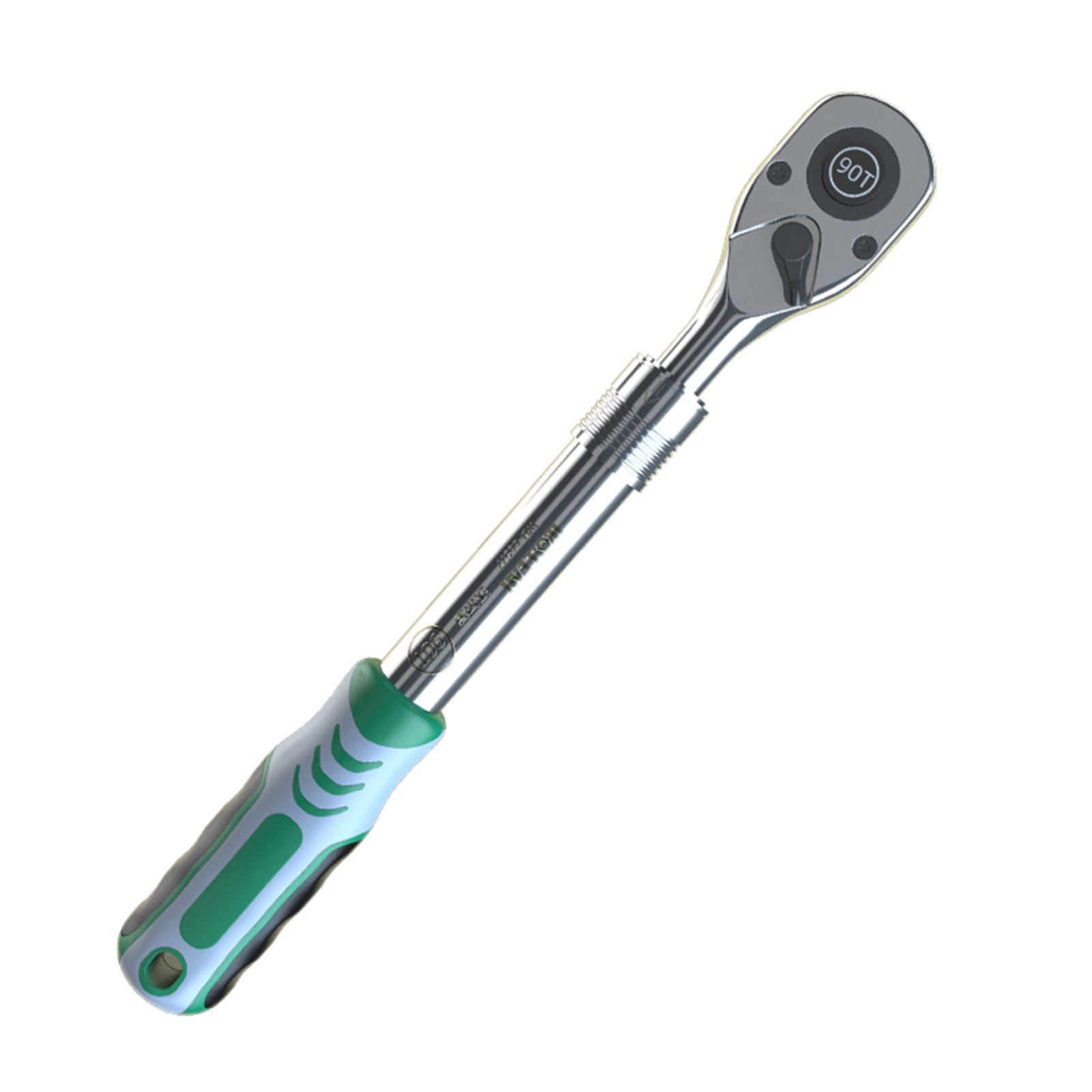 Extendable Ratchet Wrench, Quick Release Ratchet Wrench 90 Tooth Socket ...