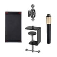 Extendable Rod Clamp Tablets Stand Mount Retractable Arm Phone Holder ...
