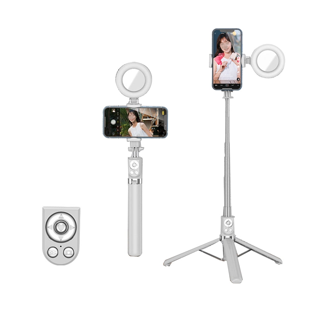 Extendable Selfie Stick with Tik Tok Rechargeable Wireless Remote ...
