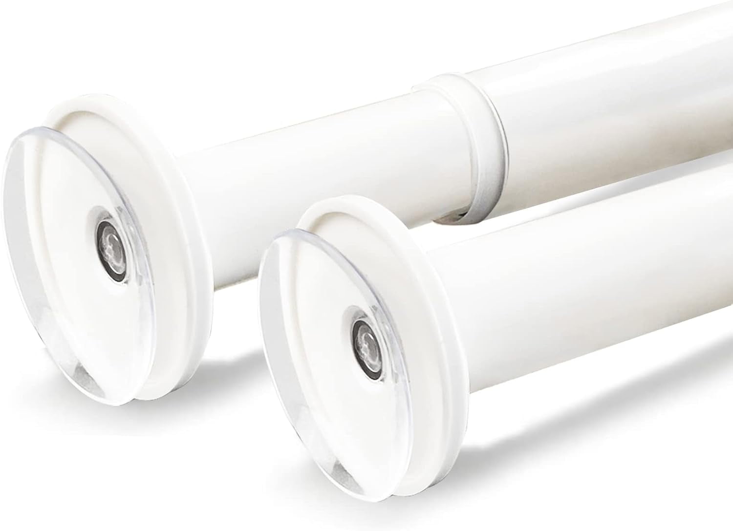 Extendable Shower Curtain Pole, Adjustable Shower Tension Rod, No Drill ...