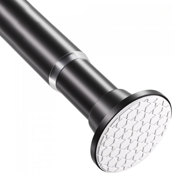 Extendable Shower Rod with Built-in Spring Assist Mechanism, Tool-Free ...