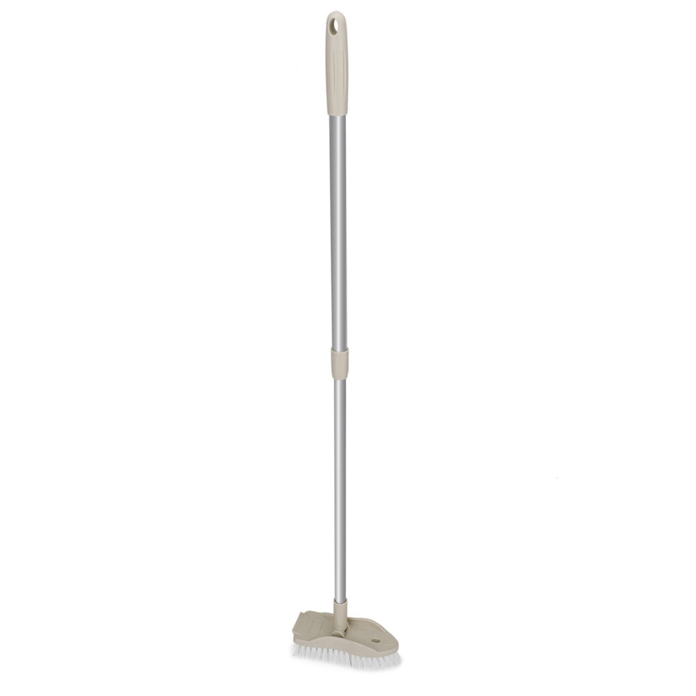 Extendable Shower Scrubber, Long Handled Scrub Brush for Bathtub ...