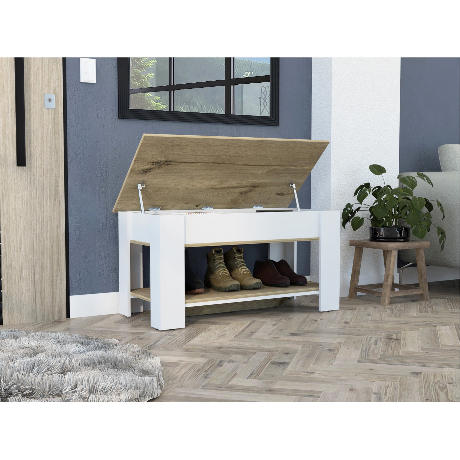 Extendable Table Shelf | Liftable Function for Garage Organization ...
