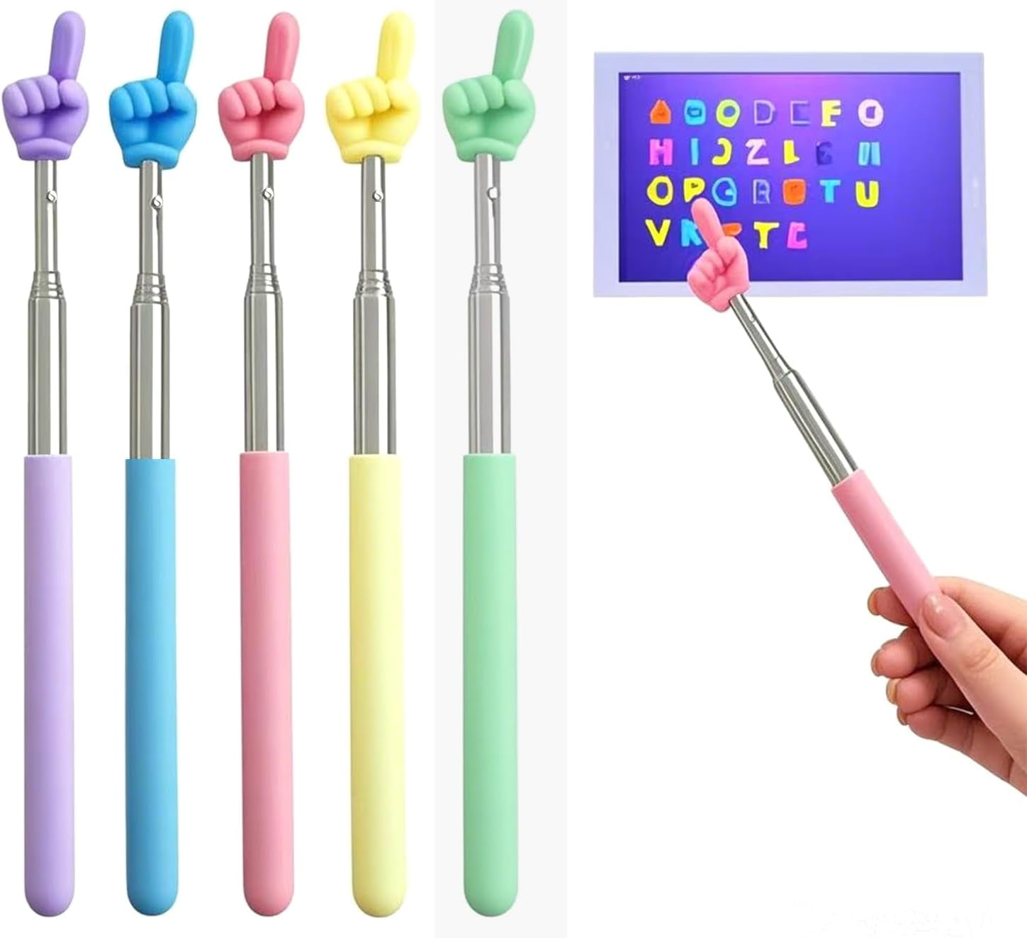 Extendable Teacher Pointer - Versatile, Adjustable, Ergonomic Teaching ...
