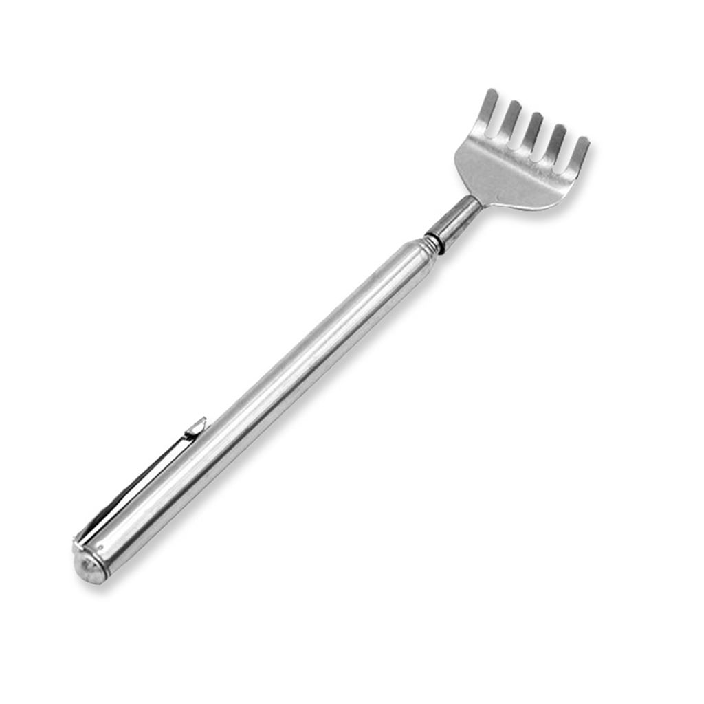 Extendable Telescopic Back Scratcher Metal Claw Itch Rack Portable Long ...