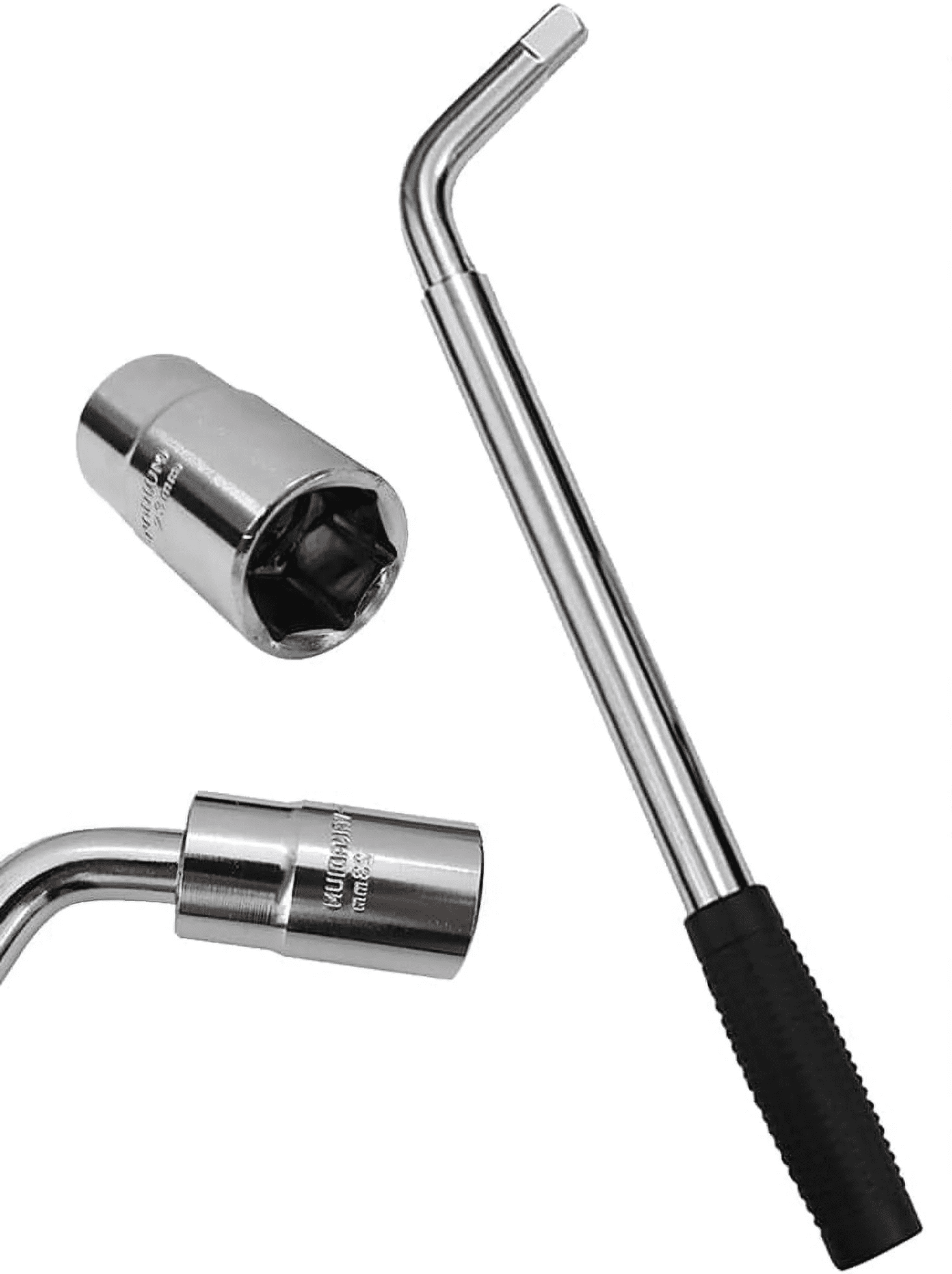 Extendable Telescopic Wheel Brace Wrench – 17, 19, 21, 23mm Tire Nut ...