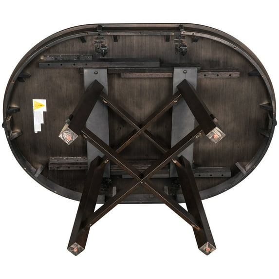 Extendable Wood Dining Table Set with Stable Structure / Suits ...