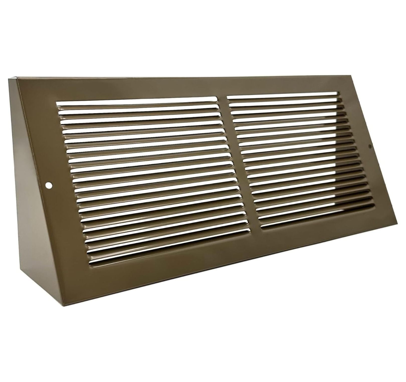 Extended Depth Triangular Baseboard Grill - 14 x 8 Duct Opening (Golden ...