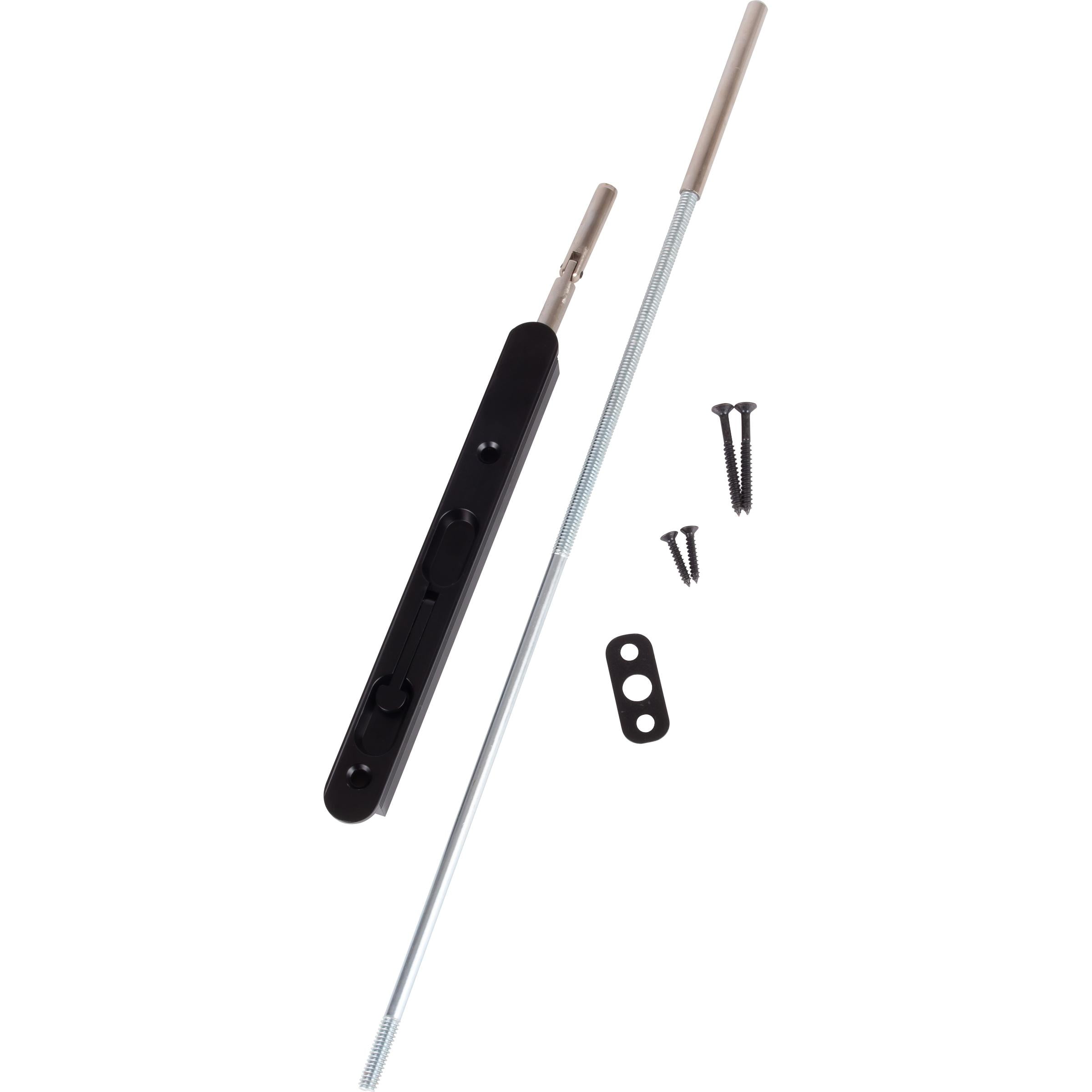 Extended Flip-Lever Flush Bolt, 18 Inches, Matte Black by Stone Harbor ...