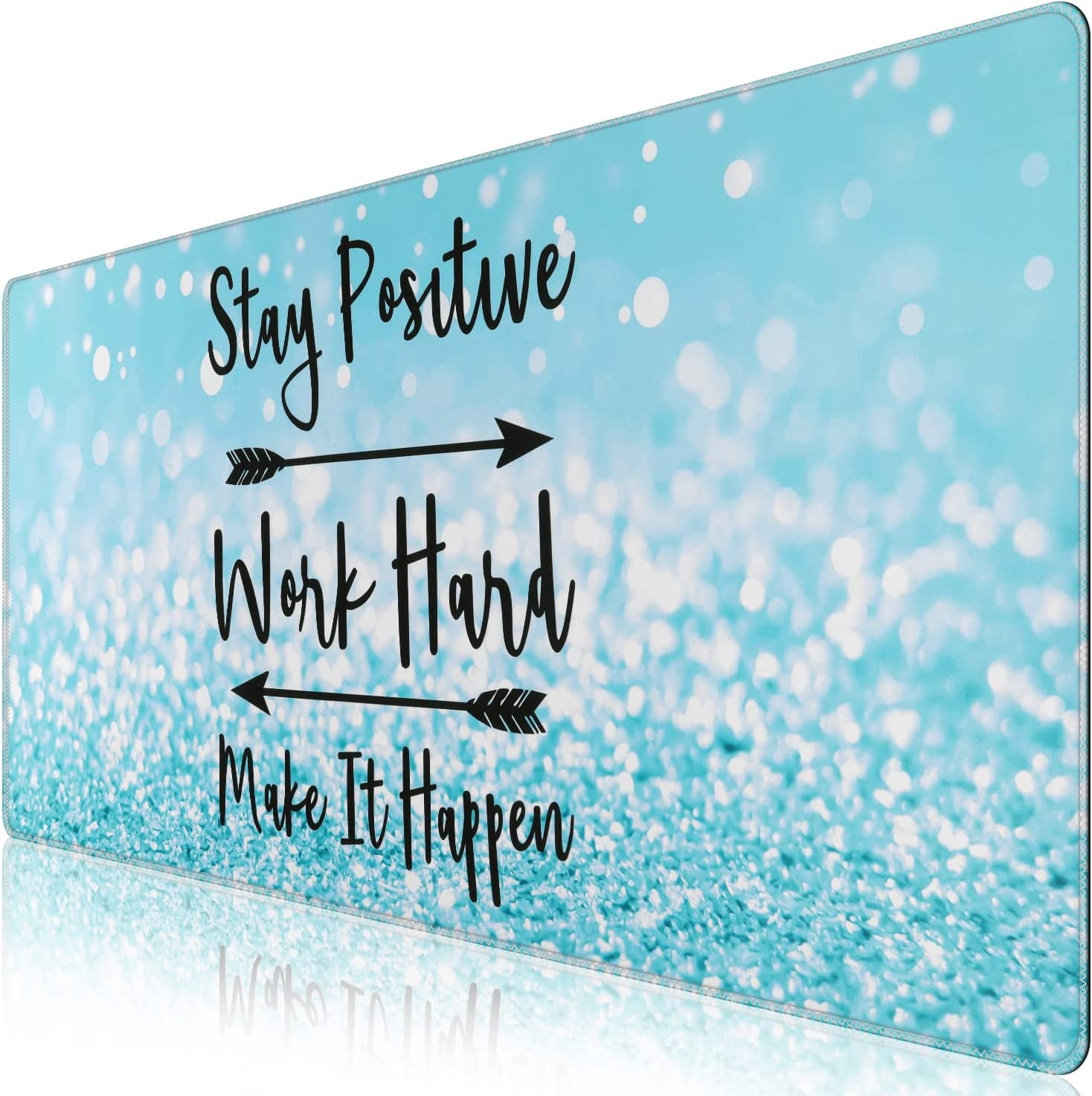 Extended Gaming Mouse Pad (35.4x15.7 in), Large 3mm Non-Slip Rubber ...