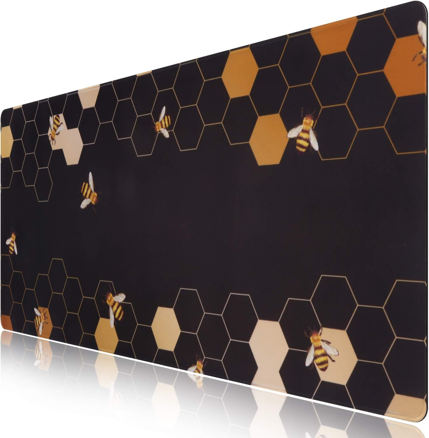 Extended Gaming Mouse Pad (35.4x15.7 in), Large Non-Slip Rubber Base ...