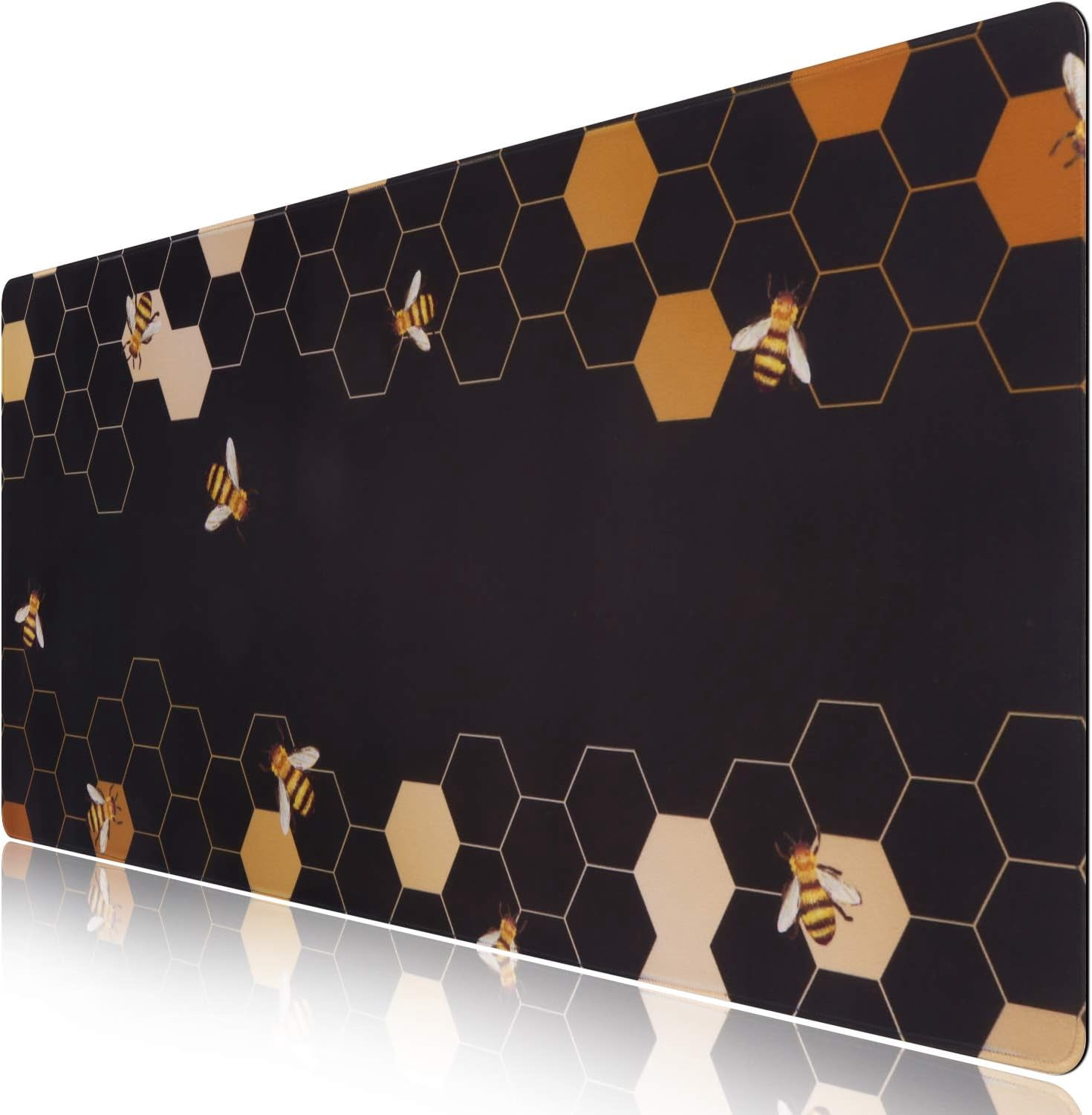 Extended Gaming Mouse Pad (35.4x15.7 in), Large Non-Slip Rubber Base ...