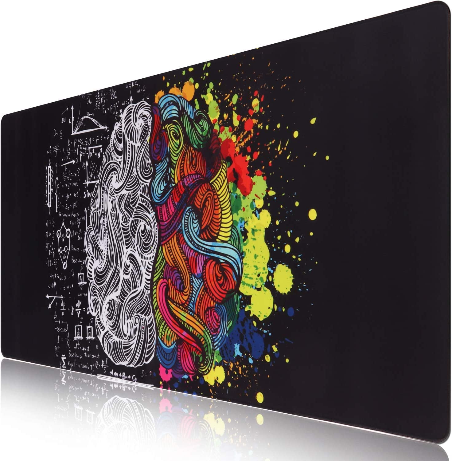 Extended Gaming Mouse Pad (35.4x15.7 in), Large Non-Slip Rubber Base ...