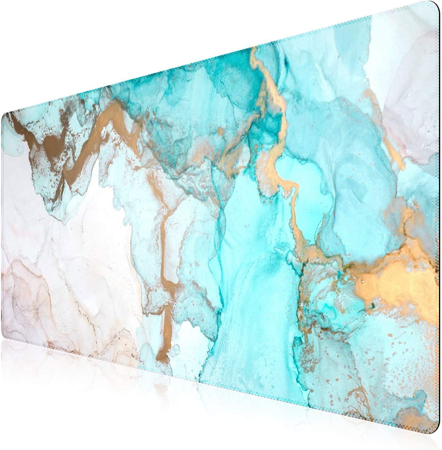 Extended Gaming Mouse Pad (35.4x15.7 in), Large Stable Rubber Base ...