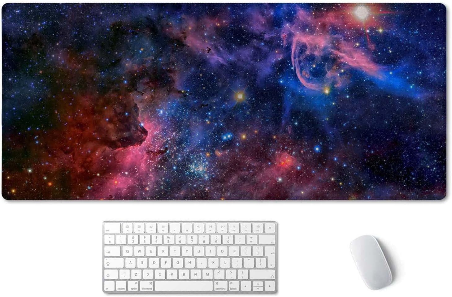 Extended Gaming Mouse Pad (35.5x15.7 in), Large Non-Slip Rubber Base ...