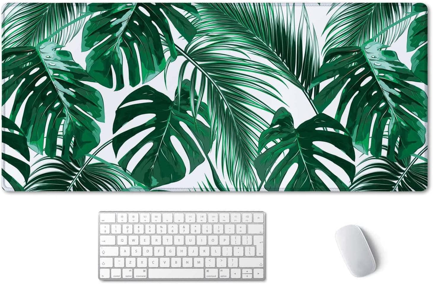 Extended Gaming Mouse Pad (35.5x15.7 in), Large Stable Rubber Base ...