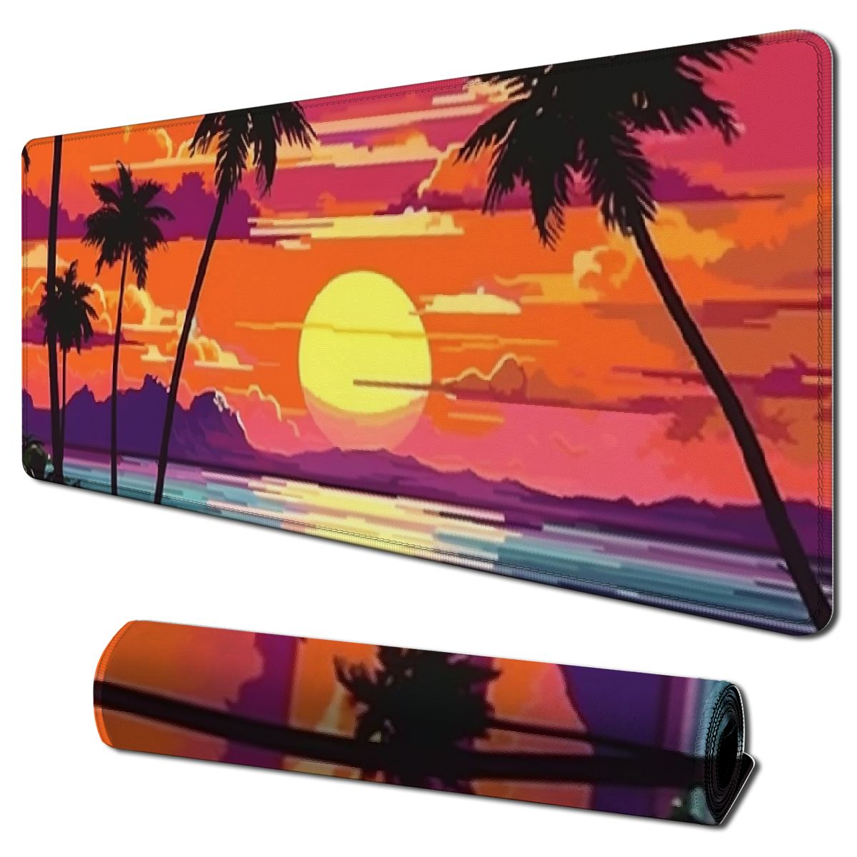 Extended Gaming Mouse Pad Galaxy Large Computer Keyboard Mouse Mat with ...