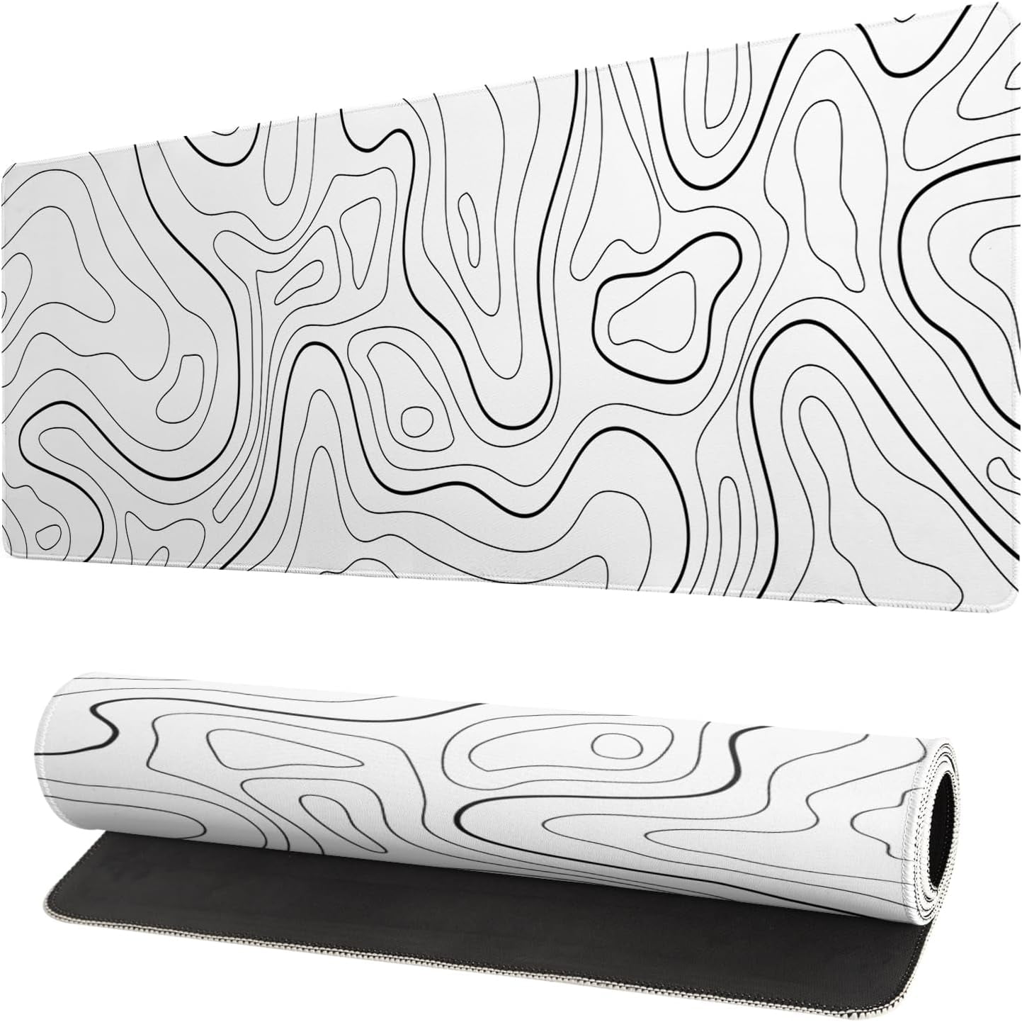 Extended Gaming Mouse Pad, Large Gaming Mouse Waterproof with Stitched ...