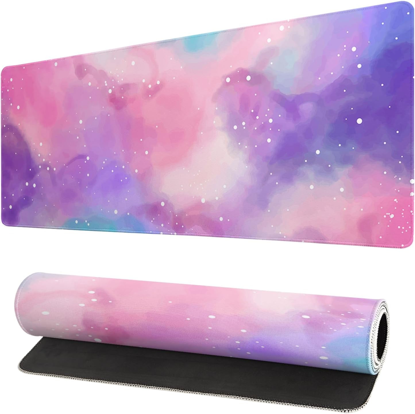 Extended Gaming Mouse Pad, Large Gaming Mouse Waterproof with Stitched ...