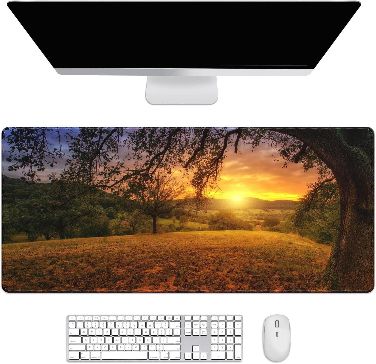 Extended Gaming Mouse Pad Large Mouse Pads Computer Keyboard Mouse Mat ...
