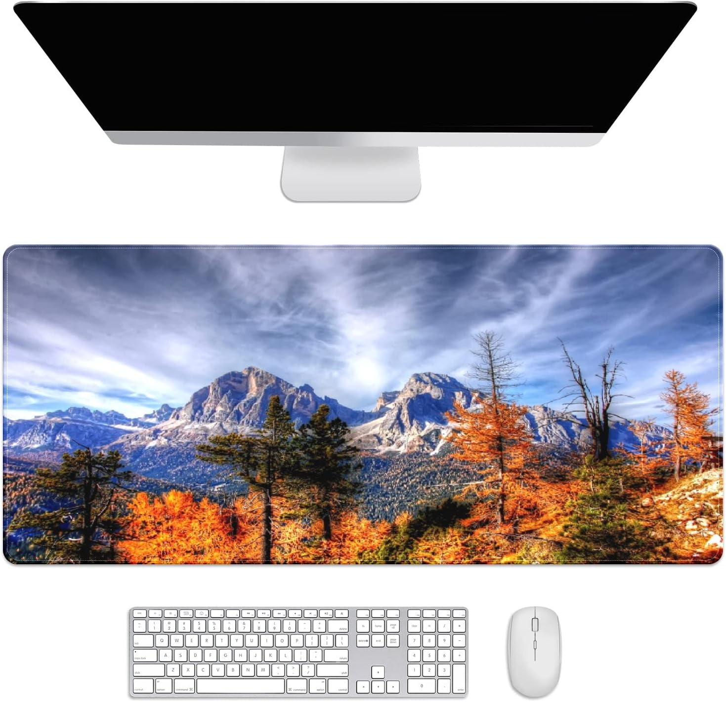 Extended Gaming Mouse Pad Large Mouse Pads Computer Keyboard Mouse Mat ...