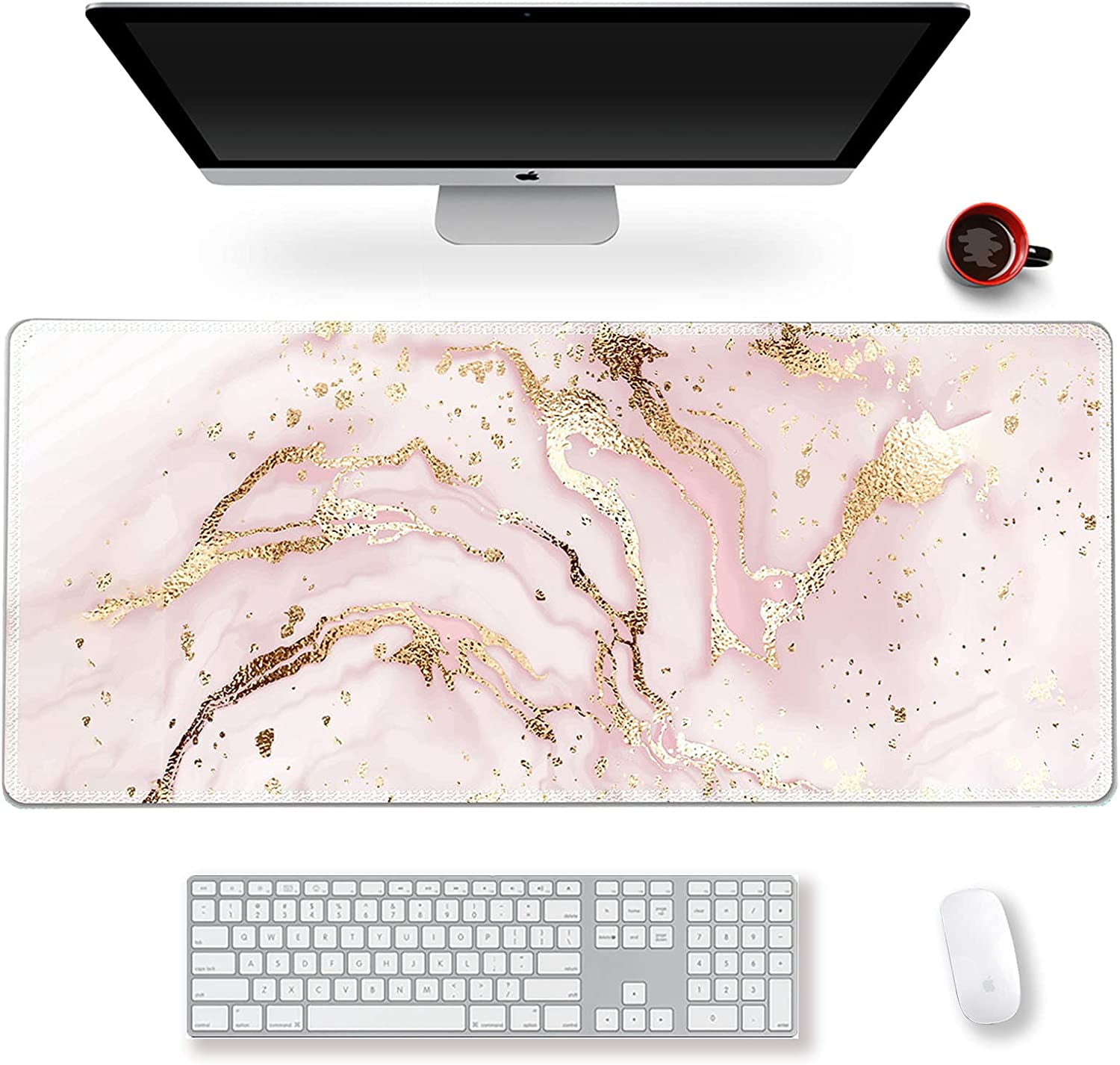 Extended Gaming Mouse Pad XXL Large Keyboard Mat Long Mousepad Desk ...