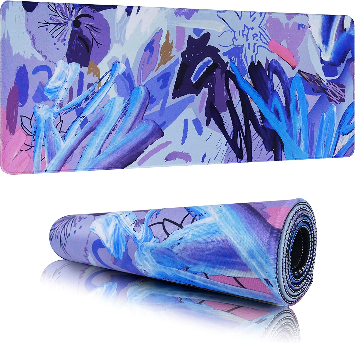 Extended Gaming Mouse Pad XXL Large Mouse Pad Desk Mat Keyboard Laptop ...