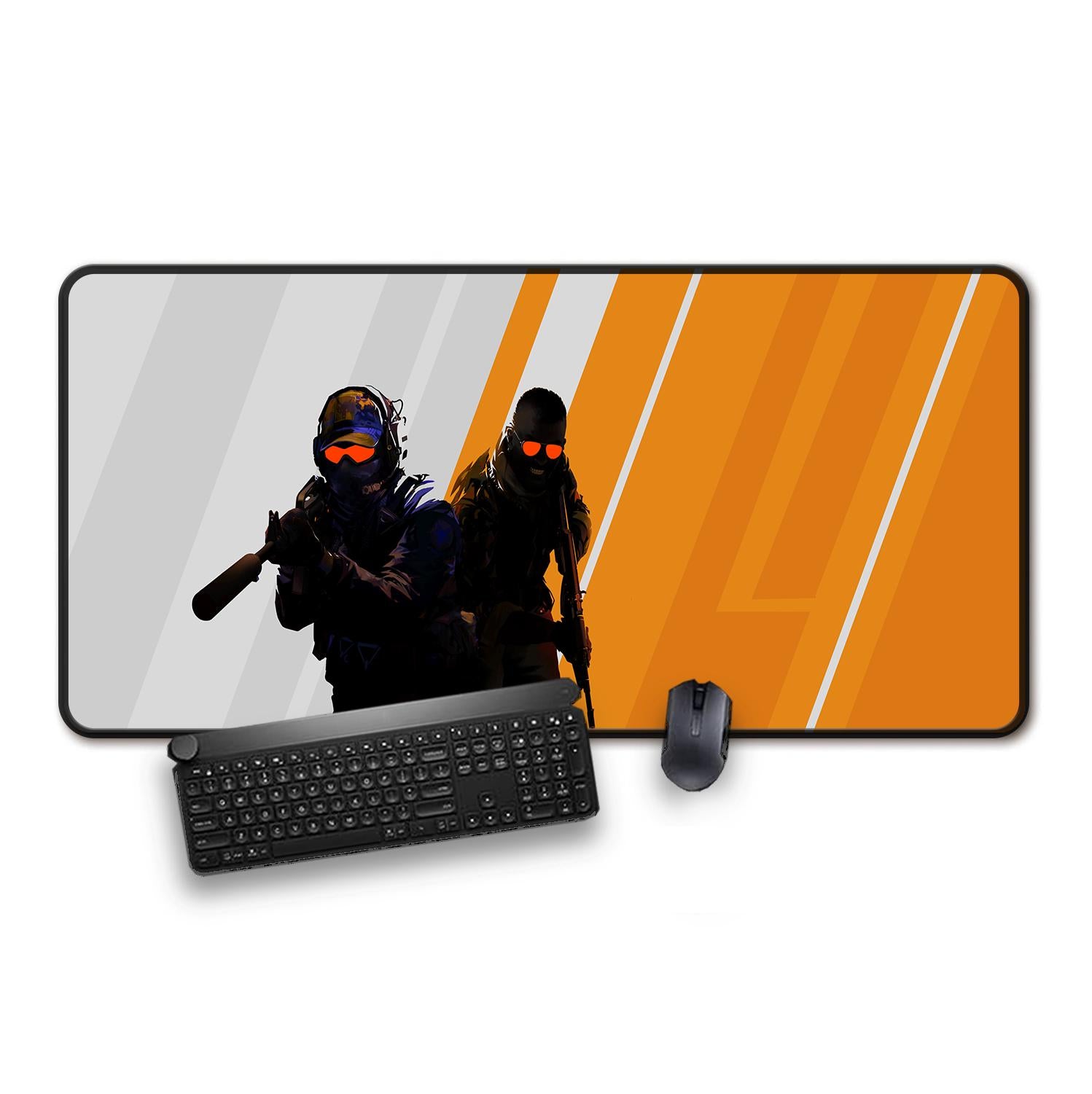 Extended Gaming Mouse Pad with Tactical Shooter Design, Large Desk Mat ...