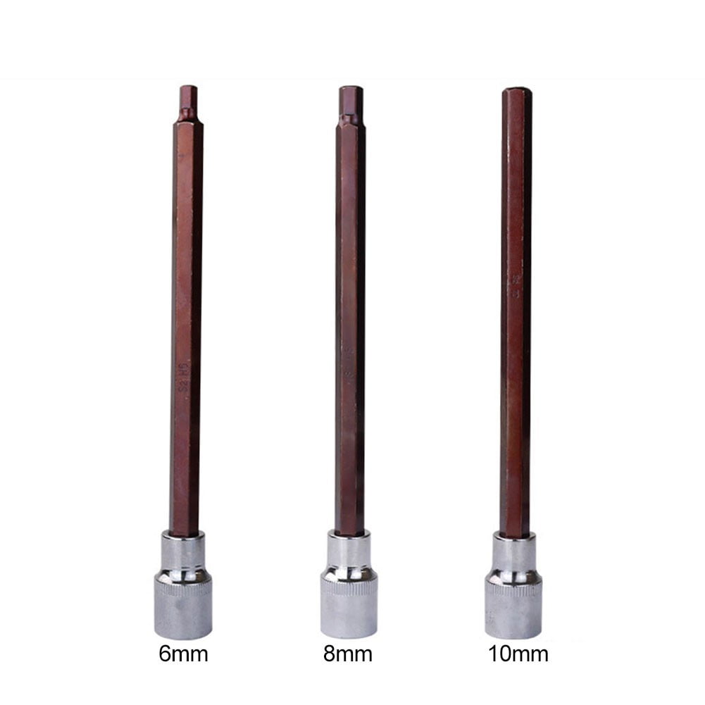 Extended Hexagonal Socket 1/2 Electric Wrench Hexagonal Bit Set ...