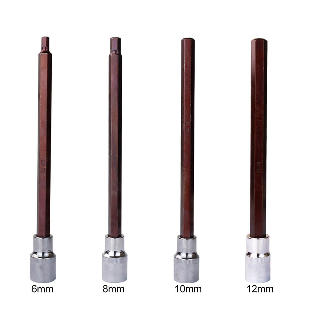 Extended Hexagonal Socket 1/2 Electric Wrench Hexagonal Bit Set ...