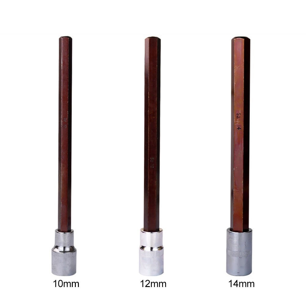 Extended Hexagonal Socket 1/2 Electric Wrench Hexagonal Bit Set ...