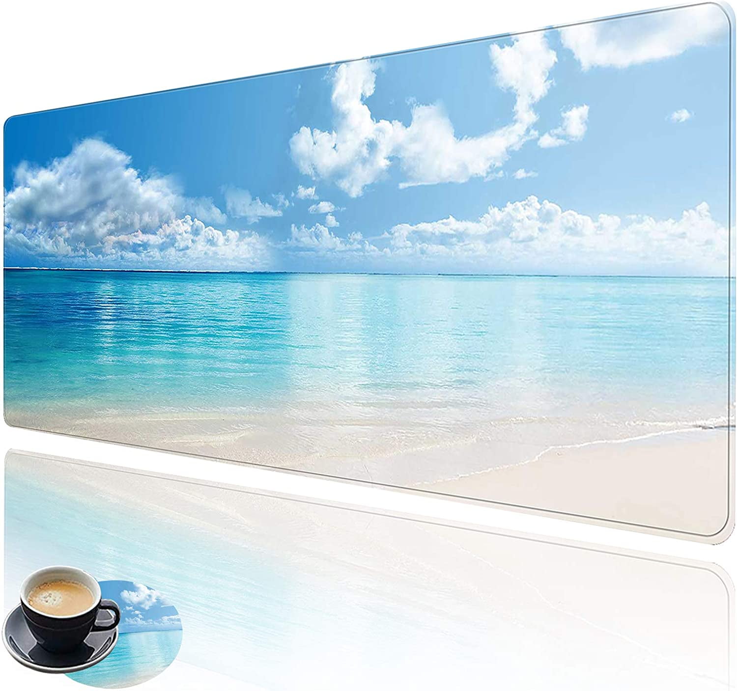 Extended Large Gaming Mouse Pad with Stitched Edges, XXL Mouse Pad ...