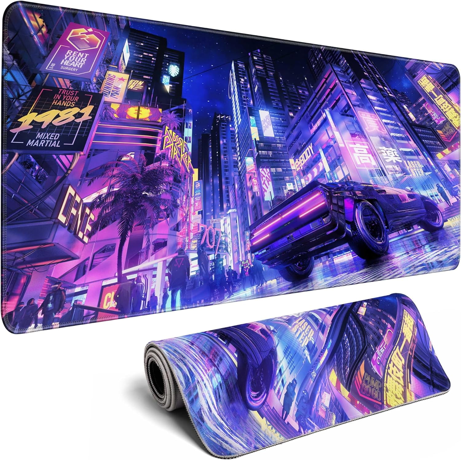 Extended Large Mouse Pad, XL Gaming Mousepad 31.5 x 11.8 Inch,Full Desk ...