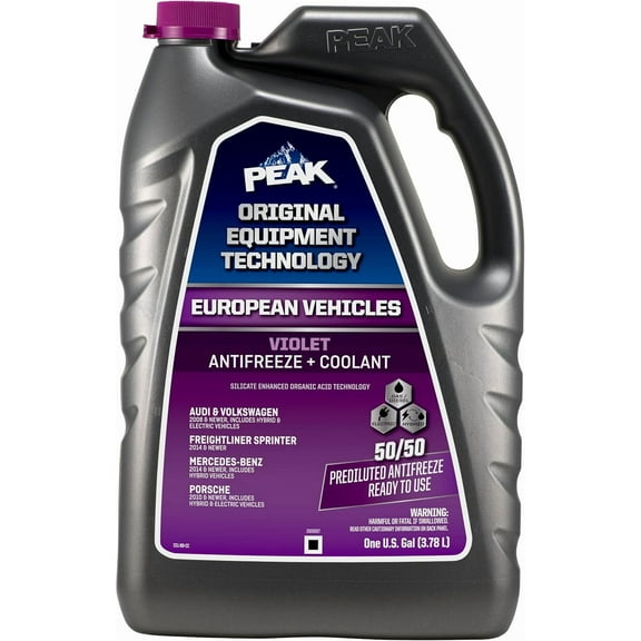 Motorcraft Gold 50/50 Premixed Antifreeze Coolant, 1 Gallon, Ready ...