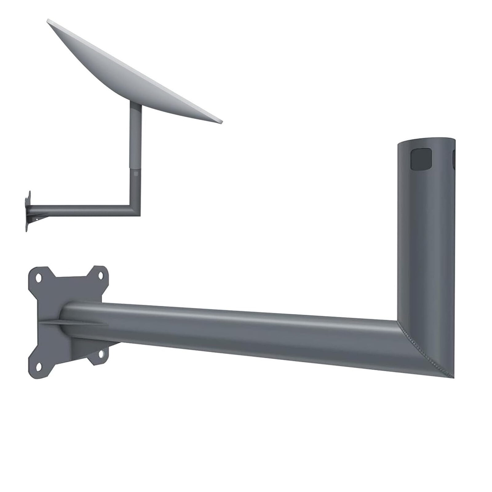Extended Long-Arm Steel Wall & Roof Mount Bracket for Starlink ...