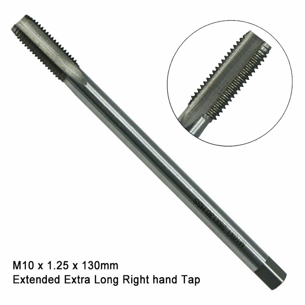 Extended Long Shank Extension Tap M10 x .25 x 130mm Metric Right Hand ...