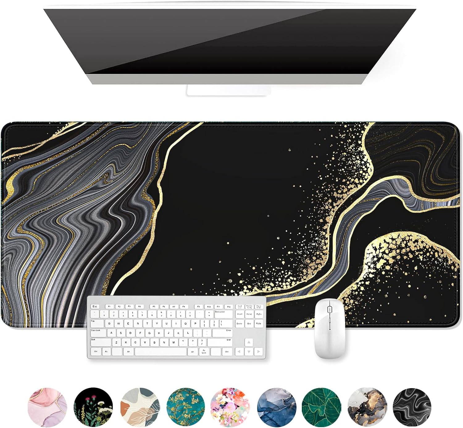Extended Mouse Pad, XXL Desk Pad Gaming Mousepad, Large Big Laptop ...