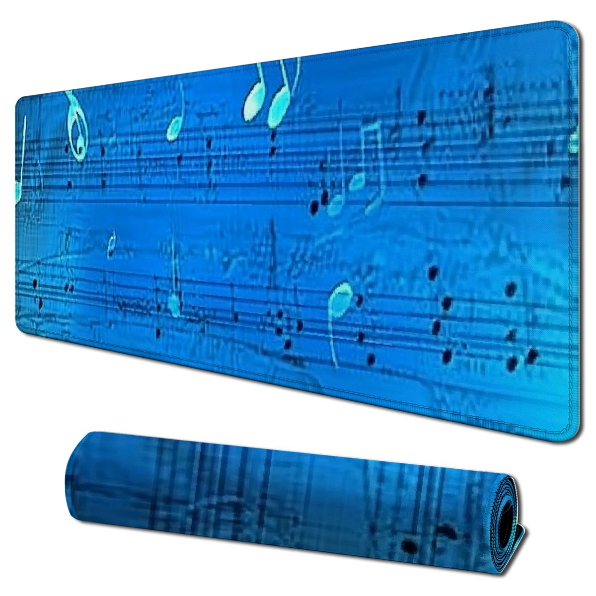 Extended Mousepad Gaming Keyboard Pad Large Desk Pad Non-Slip Rubber ...