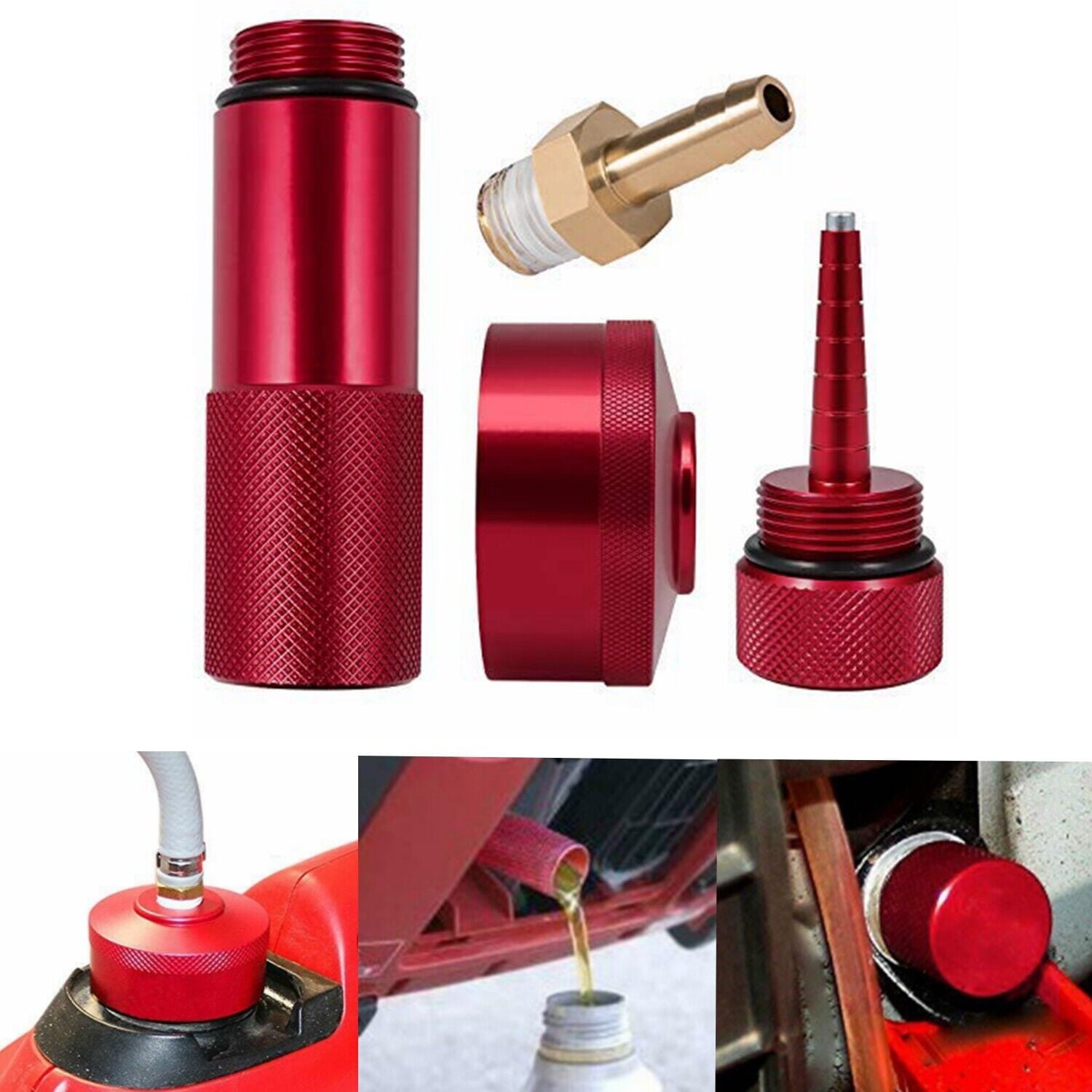 Extended Run Gas Cap Hose Oil Funnel Dipstick Kit For Honda Generator ...