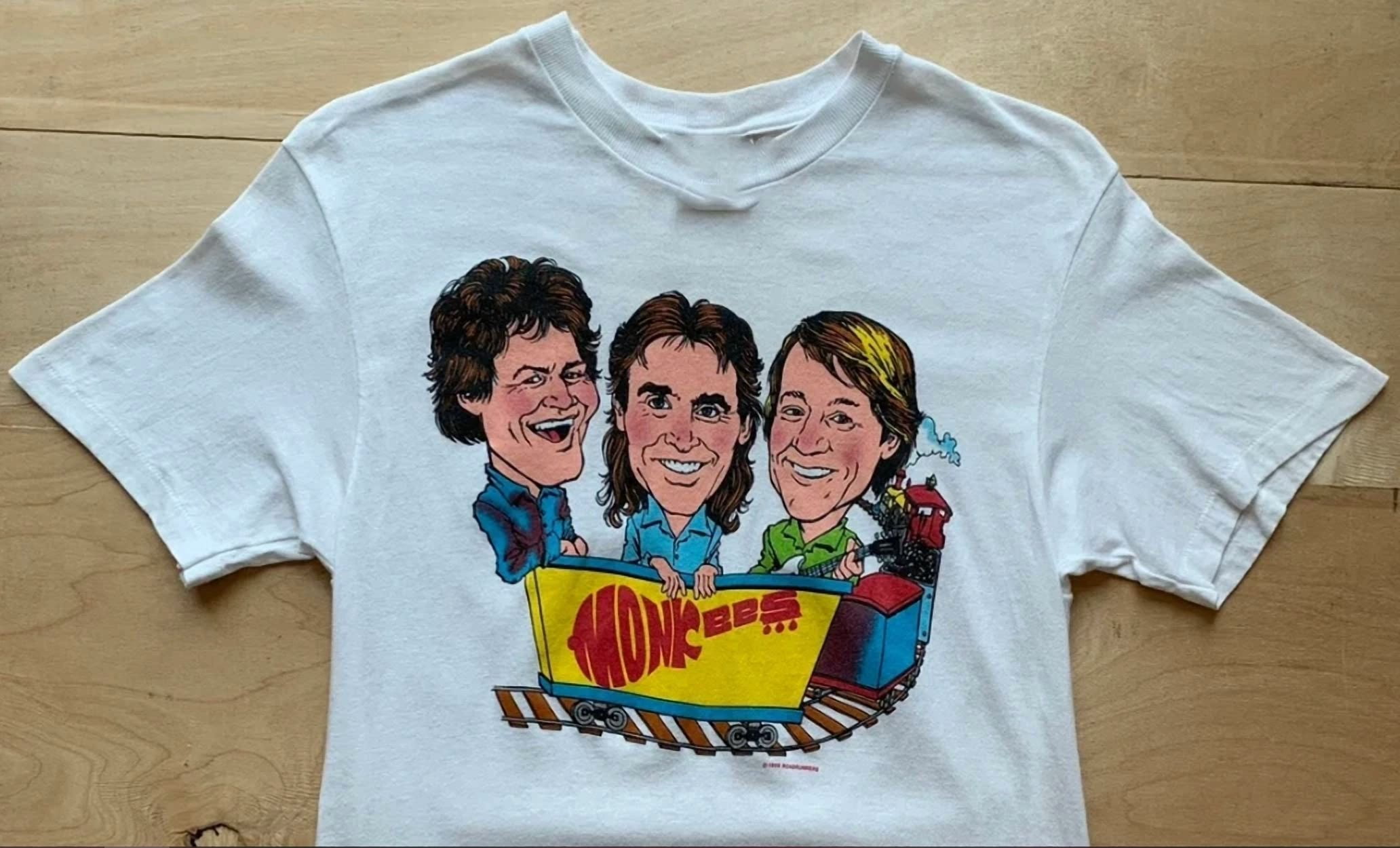 Extended Versions The Monkees Shirt Caricature White Funny Men S-4XL ...