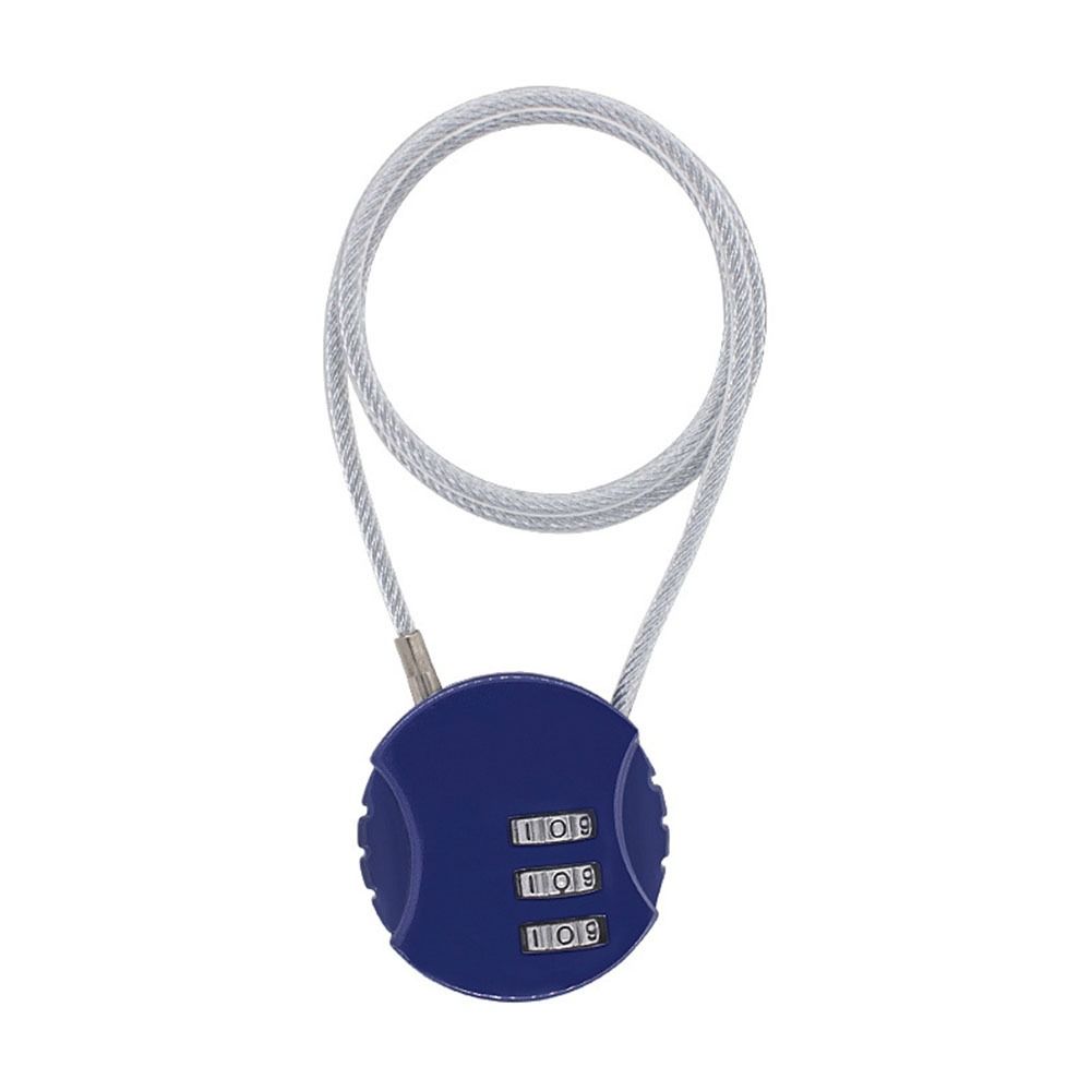 Extended Wire Rope Password Motorcycle Helmet Lock Wire Rope Padlock ...