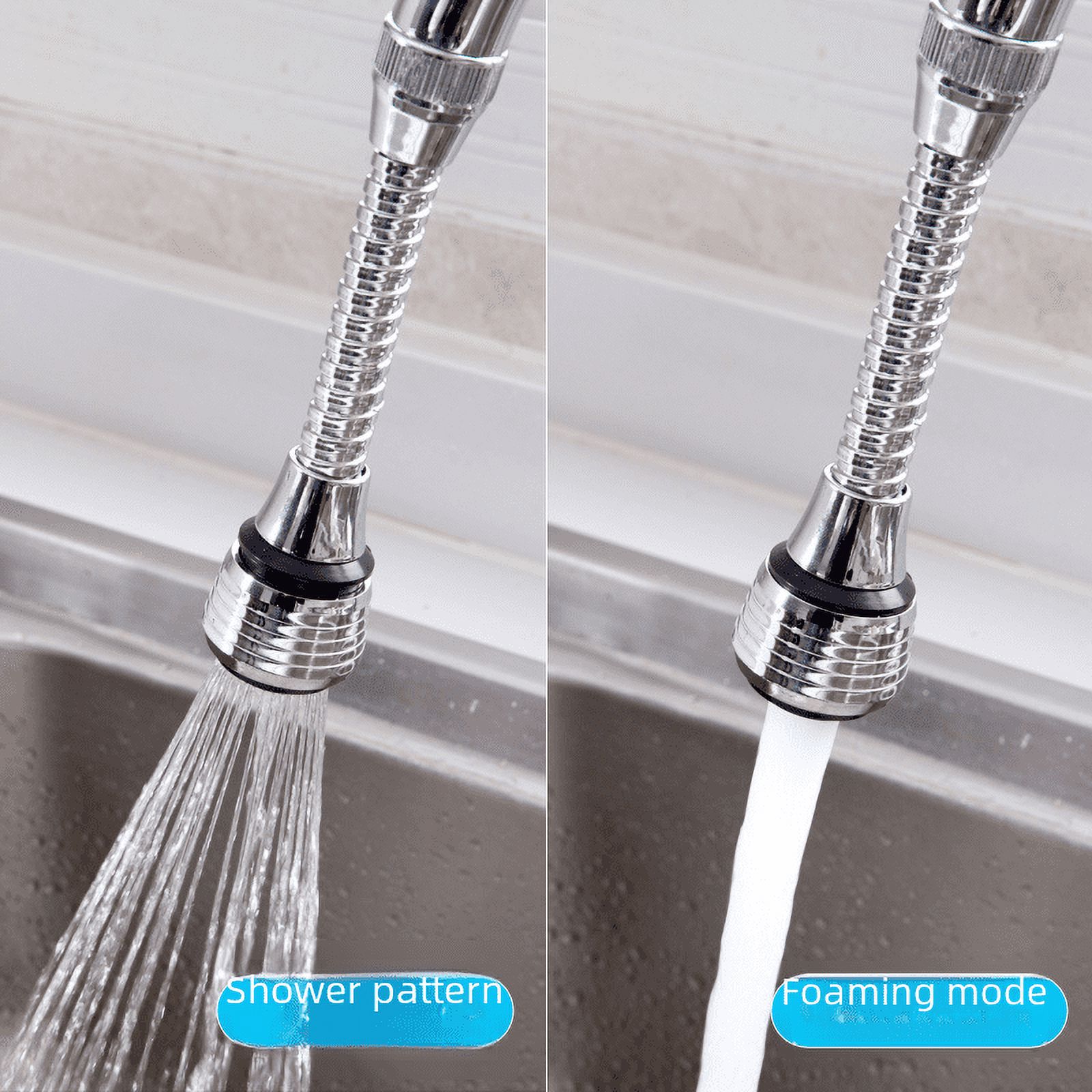 Extended faucet spout splash head Water Saver kitchen household ...