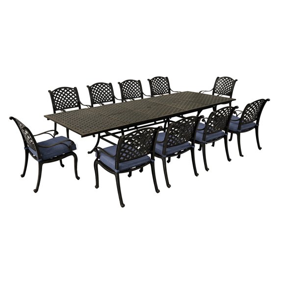 Extended length - Extendable table design - Garden dining - Accommodate ...