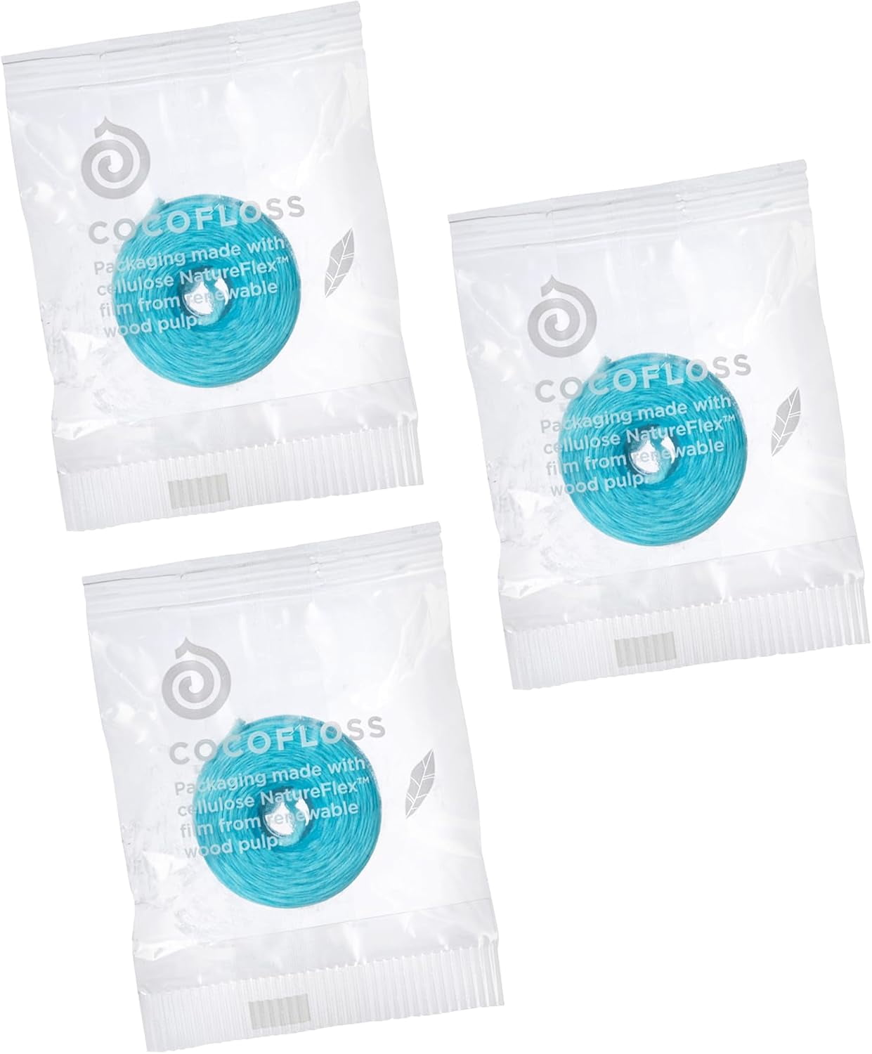 Extended weave dental floss refills, waxed floss, suitable for daily ...
